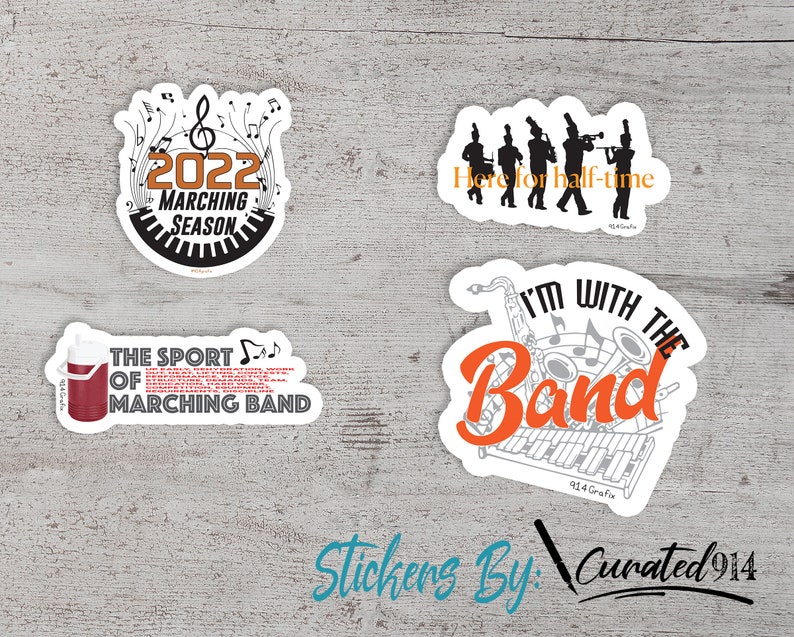 Marching Band Stickers - Etsy