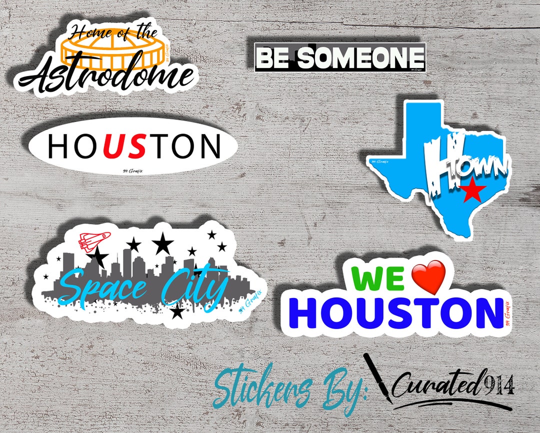 Houston Stickers 6 pack oder einzeln verkauft - Etsy.de