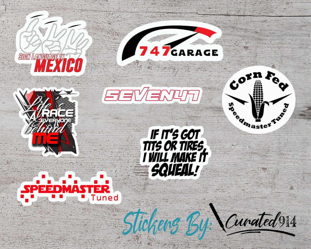 747 Garage Stickers/ Pack or Individuals - Etsy