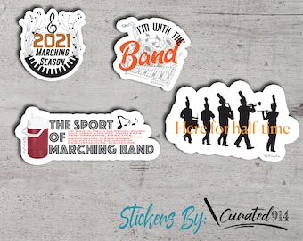 Marching Band Stickers | Etsy