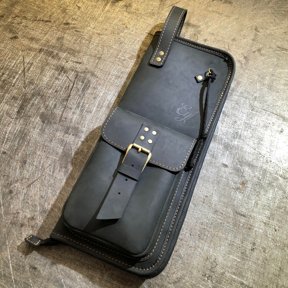 Leather Drum Stick Bag - Etsy