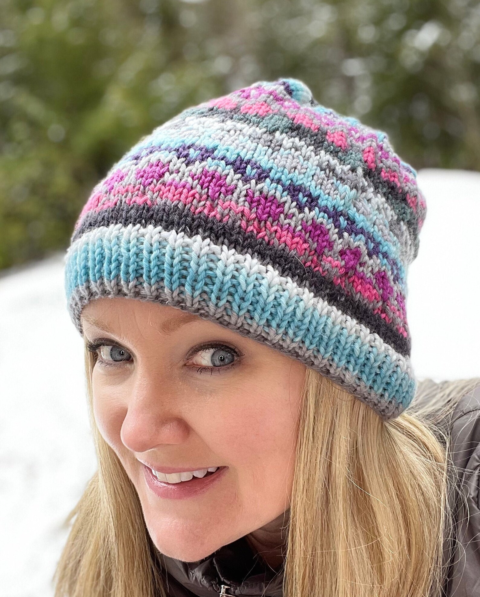 Knitting PATTERN Blue Ridge Mountain Hat PDF Download. Instructions in ...
