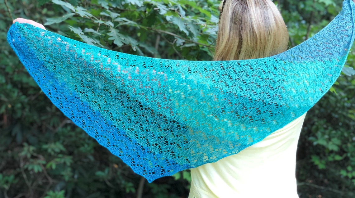 Knitting PATTERN Abrams Falls PDF Download. Instructions in English ...