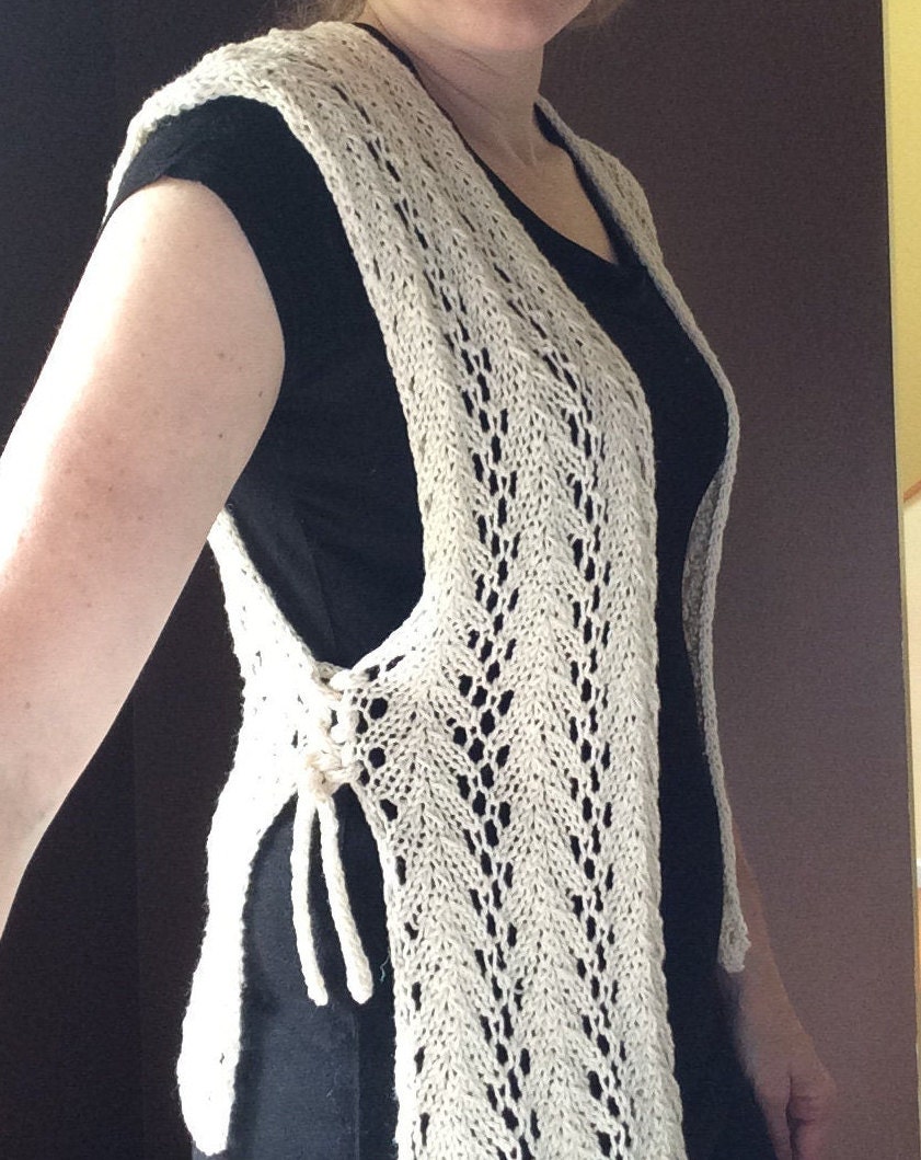 Knitting PATTERN Cades Cove Vest PDF Download. Instructions in English ...