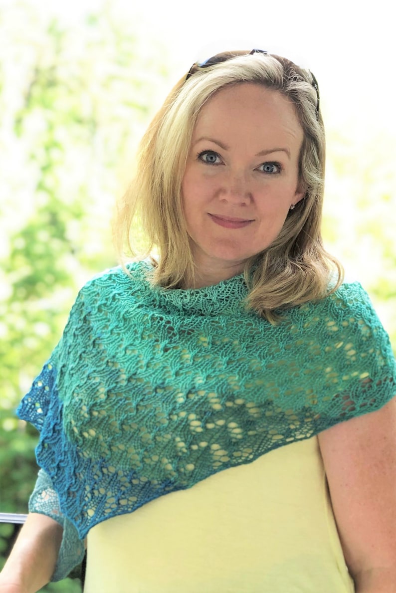 Knitting PATTERN Abrams Falls PDF Download. Instructions in English ...