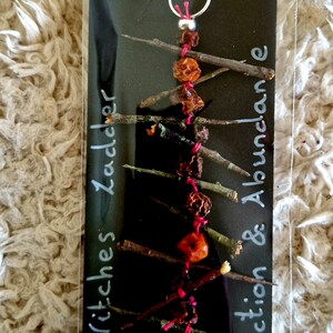 ROWAN & BLACKTHORNS Witches Ladder, Protection, Abundance, Home Warding ...