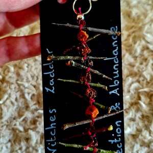 ROWAN & BLACKTHORNS Witches Ladder, Protection, Abundance, Home Warding ...