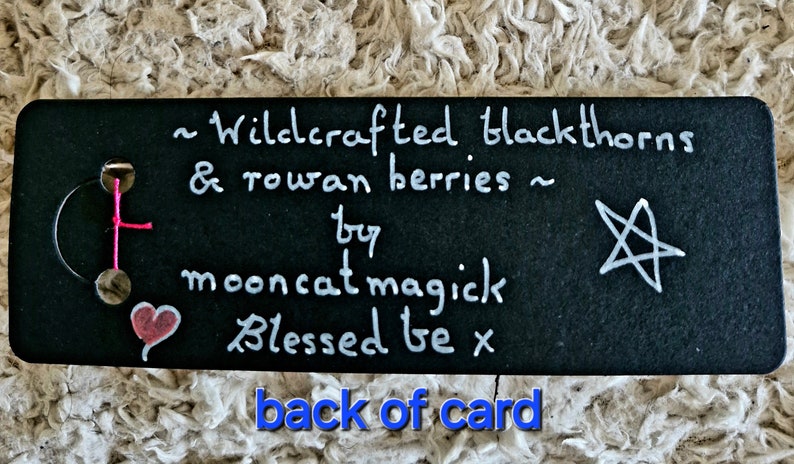 ROWAN & BLACKTHORNS Witches Ladder, Protection, Abundance, Home Warding ...