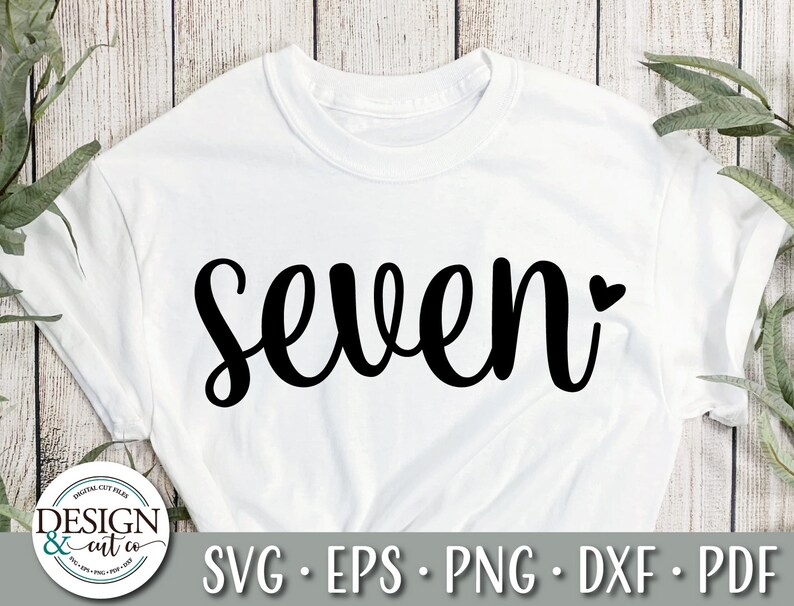Seven SVG Seventh Birthday Svg Birthday Boy Svg Birthday Girl Svg Seven ...