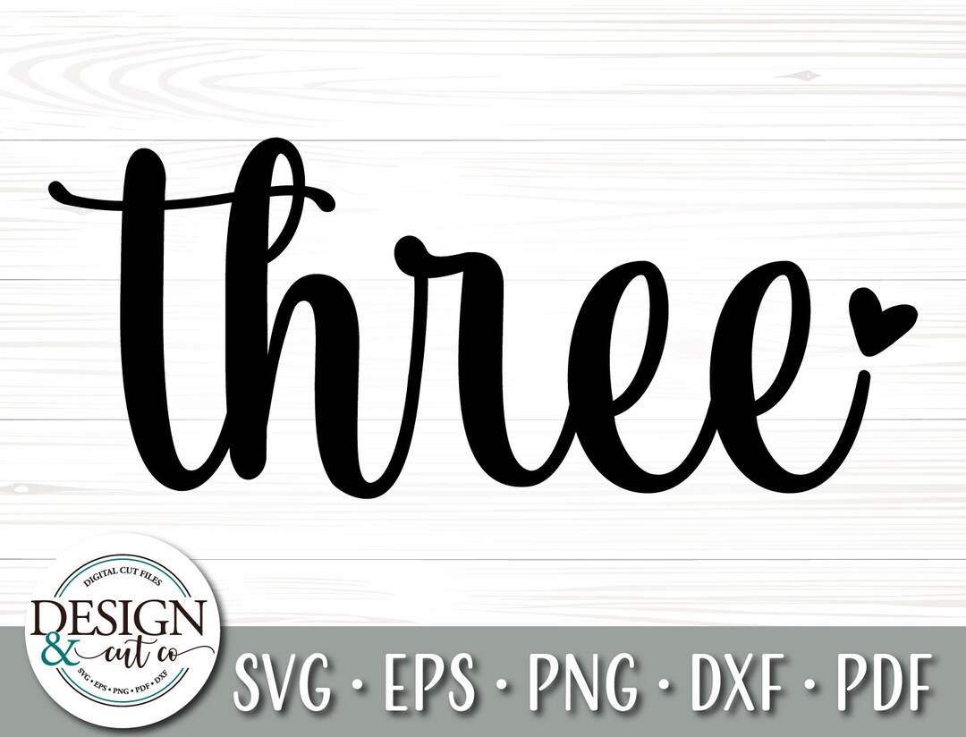 Three SVG Third Birthday Svg Birthday Boy Svg Birthday Girl Svg Three ...