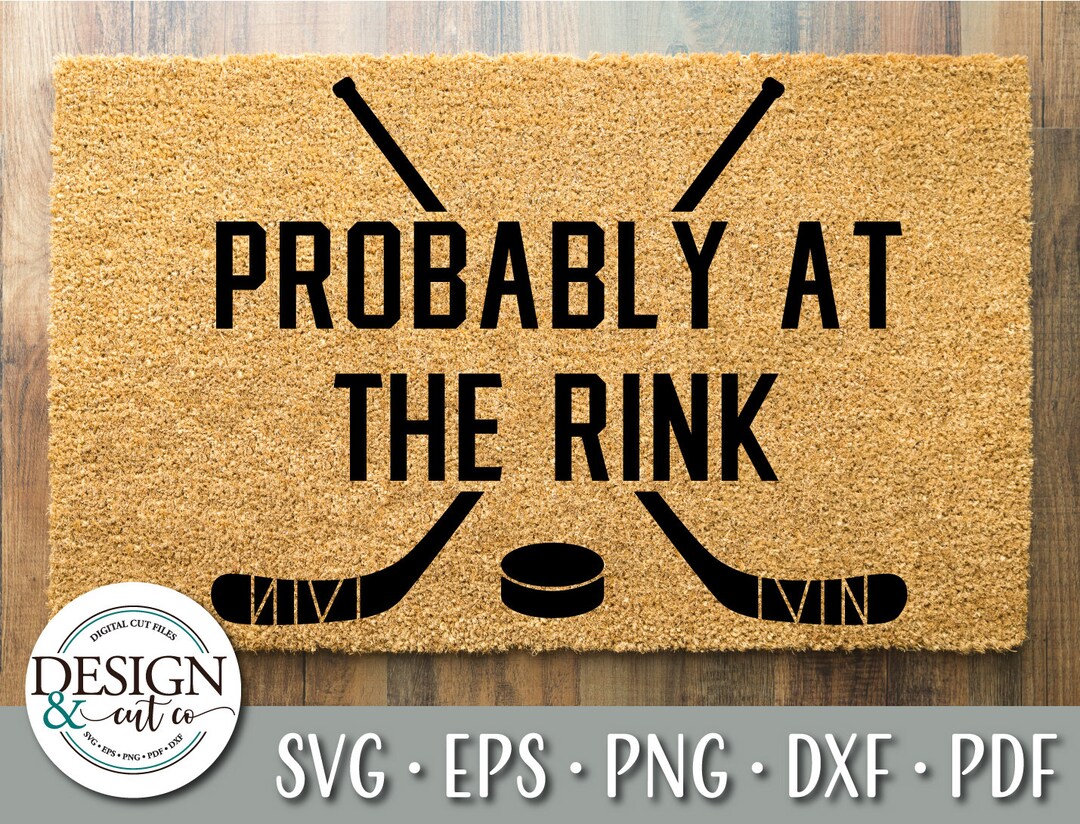 Probably at the Rink Svg Hockey Svg Celly Szn Hockey Rink Svg Hockey ...