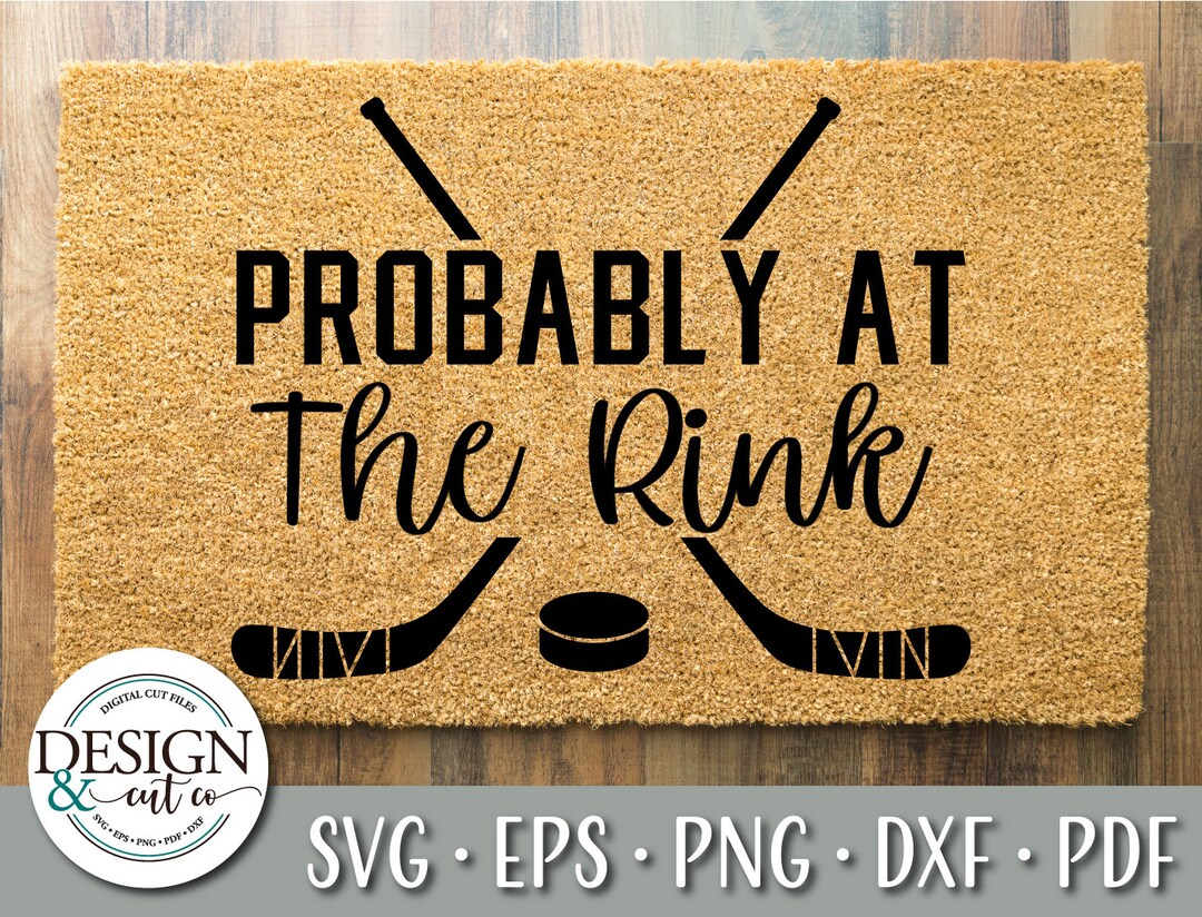 Probably at the Rink Svg Hockey Svg Celly Szn Hockey Rink Svg Hockey ...