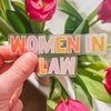 Lady Justice Sticker – Feminine Law School Gift, Lawyer Aesthetic ...