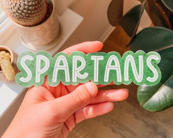 Waterproof Michigan State University Sticker large | Etsy