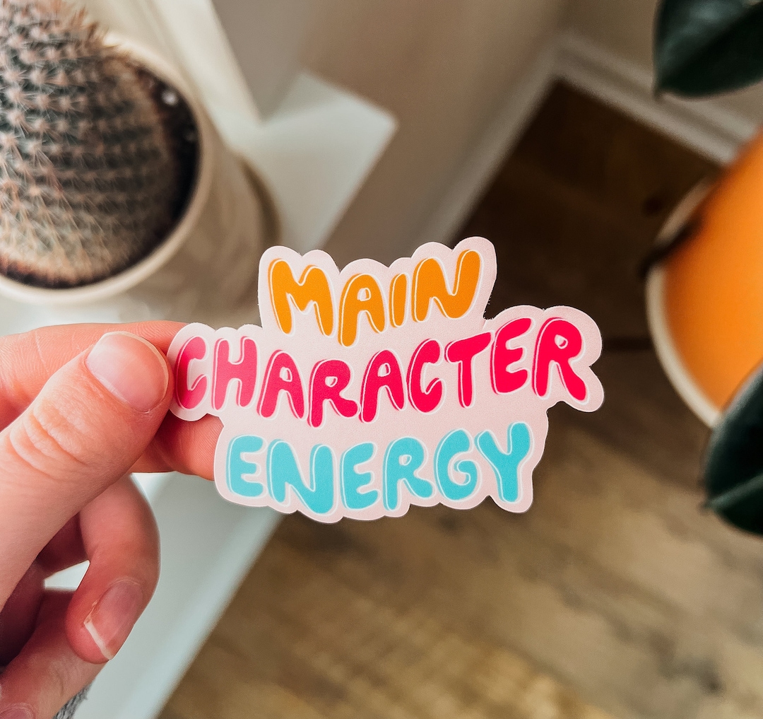 Main Character Energy Sticker - Etsy