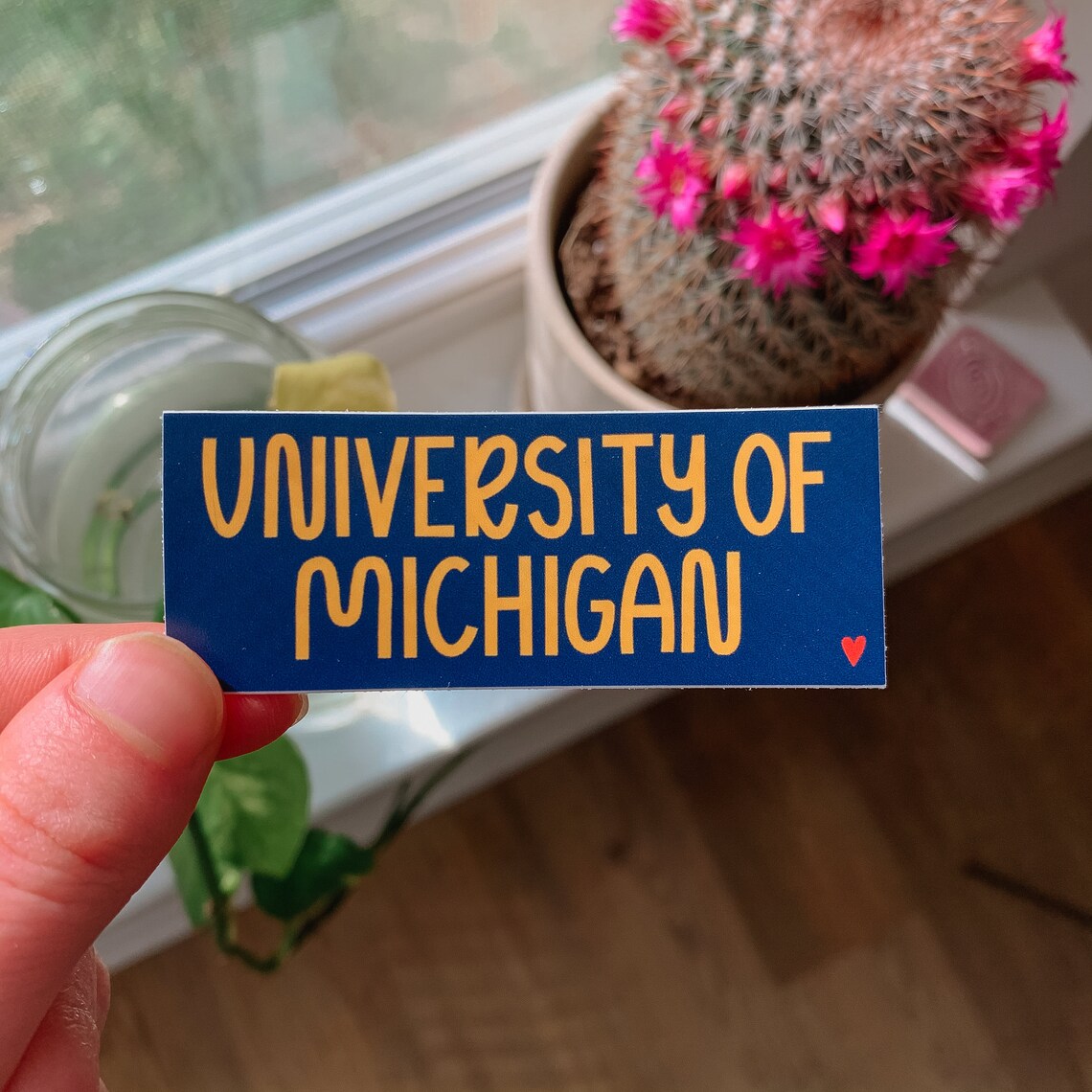 Waterproof U of M mini / Umich Stickers | Etsy