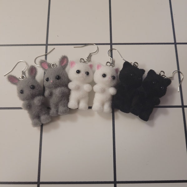 Fuzzy Wire Keychain - Etsy