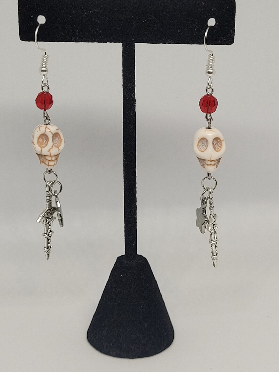 Astarion the Pale Elf Dangle Earrings, Ornate Dagger Statement Jewelry ...