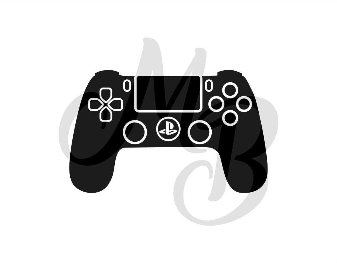 Video Game Controller SVG PS4 SVG Playstation DXF | Etsy