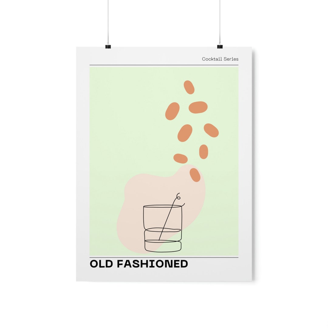 Old Fashioned Wall Art Poster - Etsy