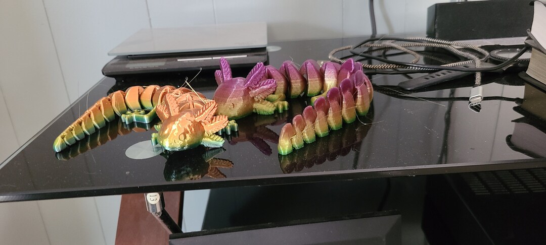 Articulated Axolotl - Etsy