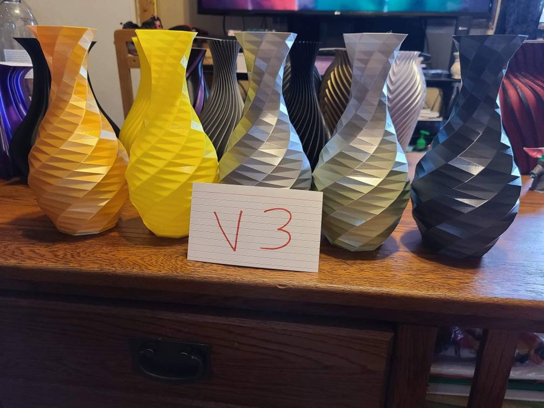 3D Printed Vase! Choose From Many Different Colors! Free Shipping! - Etsy