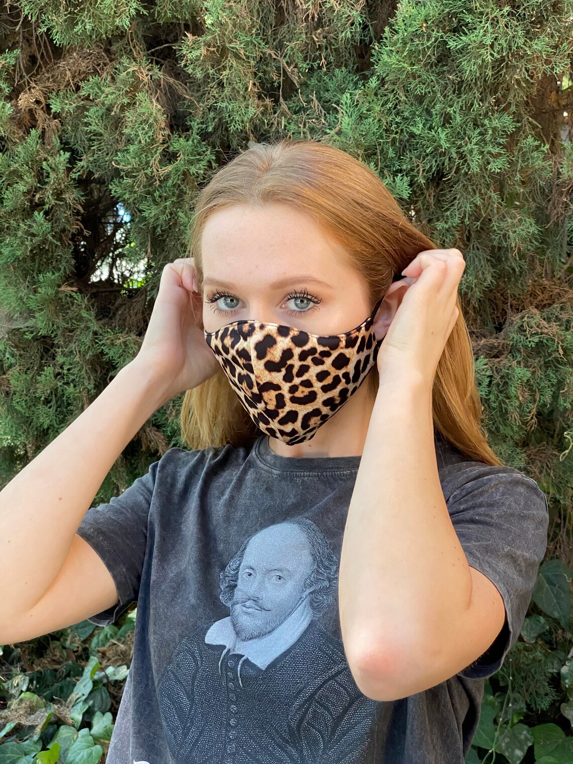 Stretchable Face Mask Cheetah Print Mask With Inside Filter Washable ...