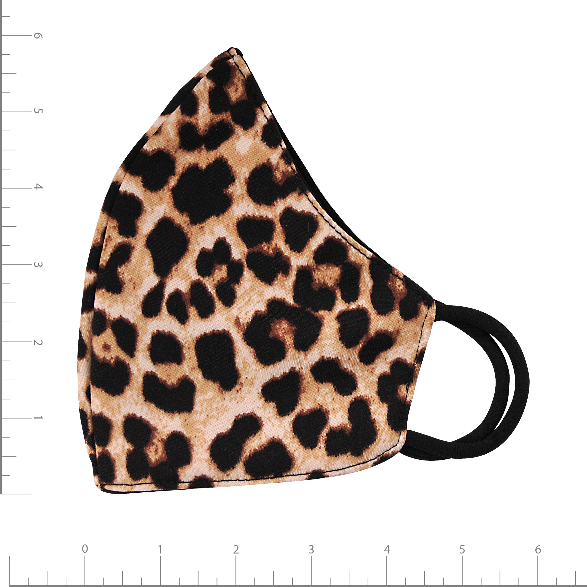 Stretchable Face Mask Cheetah Print Mask With Inside Filter Washable ...