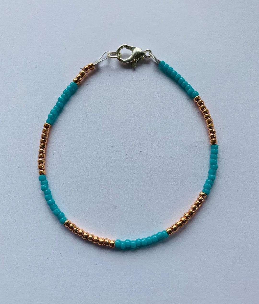 Handmade Glass Seed Bead Bracelet - Etsy