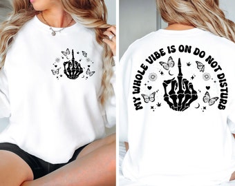 My Whole Vibe is on Do Not Disturb Shirt, Celestial Halloween Shirt ...