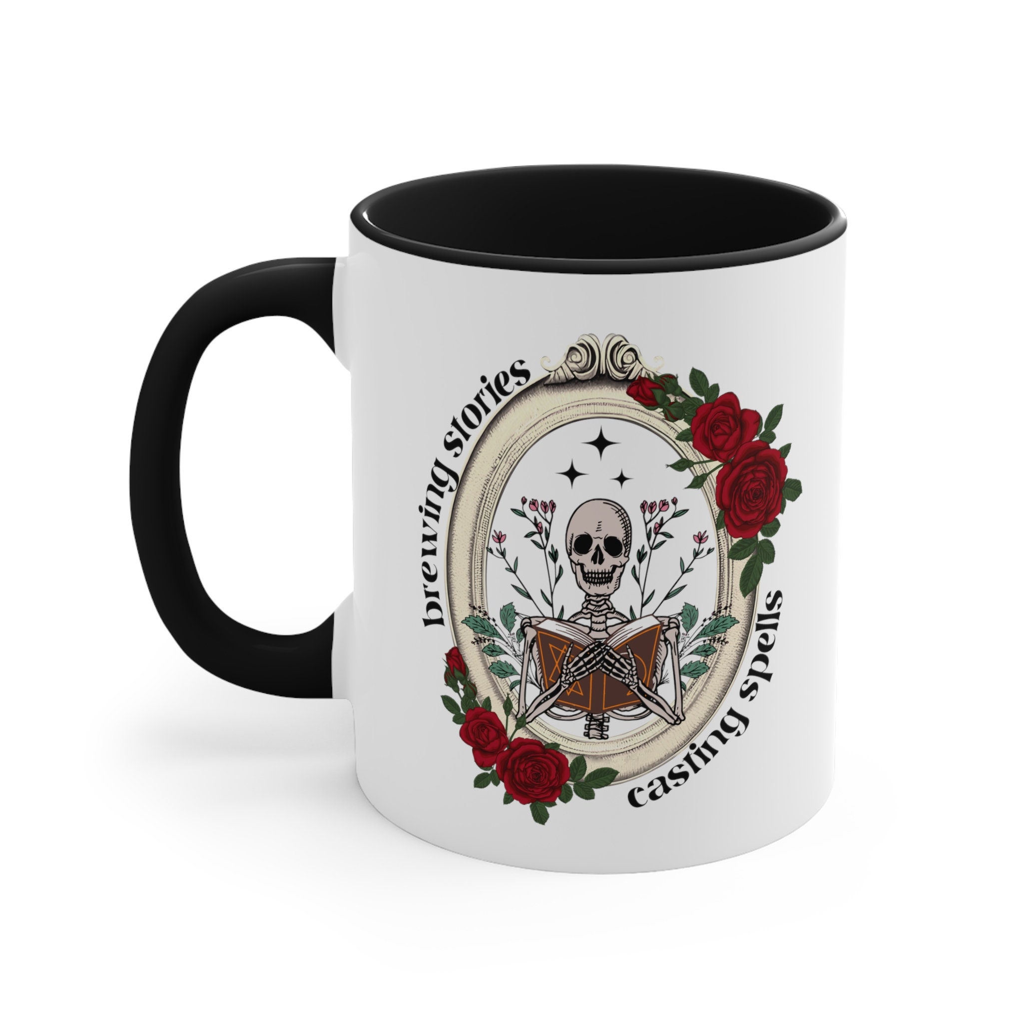 Skeleton Mug Skeleton Coffee Cup Witchy Coffee Mug Celestial Mug ...
