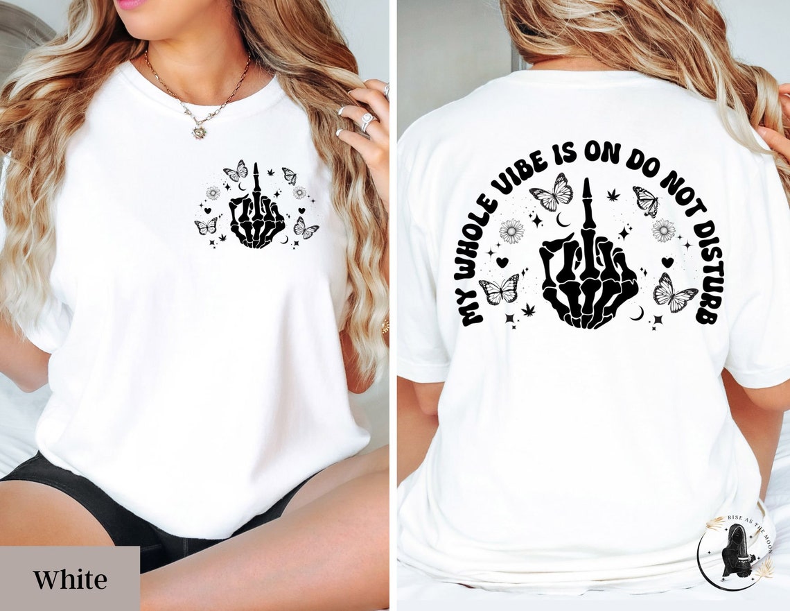 My Whole Vibe is on Do Not Disturb Shirt, Celestial Halloween Shirt ...