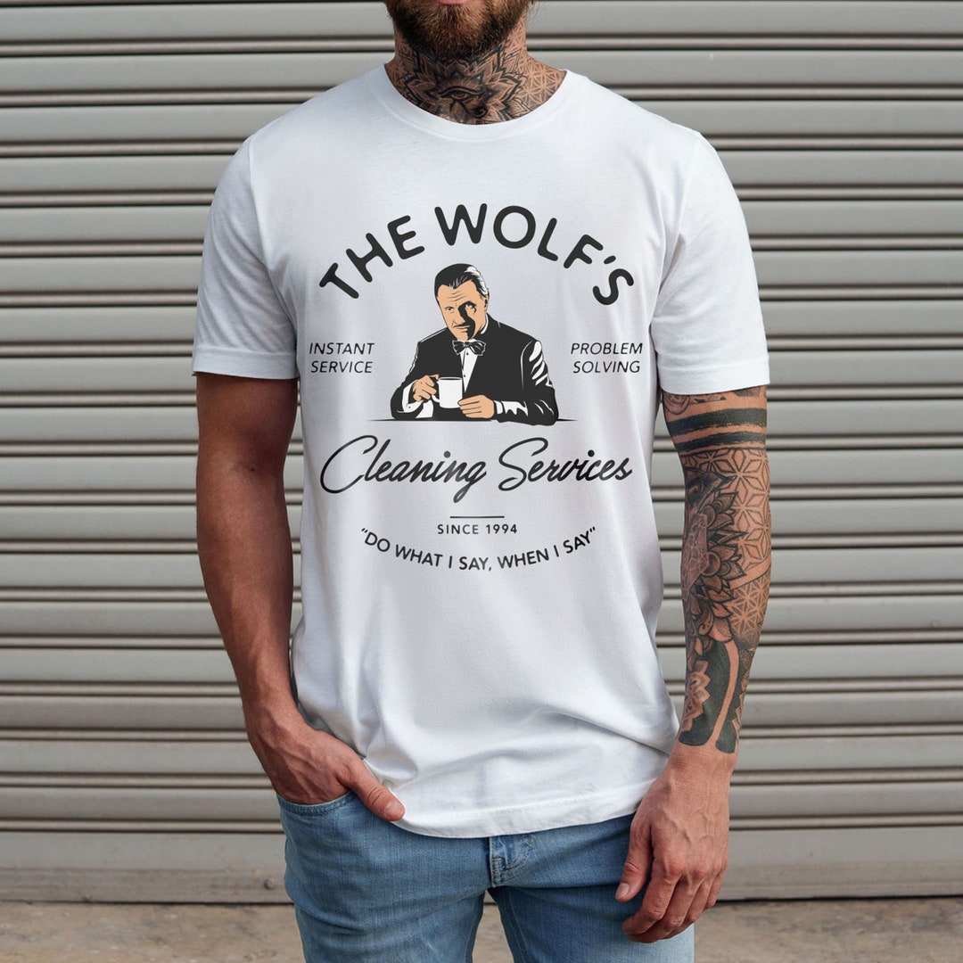 The Wolf's Cleaning Services Pulp Fiction Inspired - Etsy Sweden