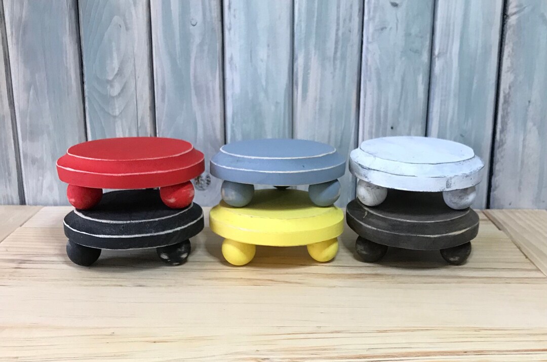 Mini Wood Riser, Tiered Tray Riser, Small Wood Riser, Gnome Stools ...