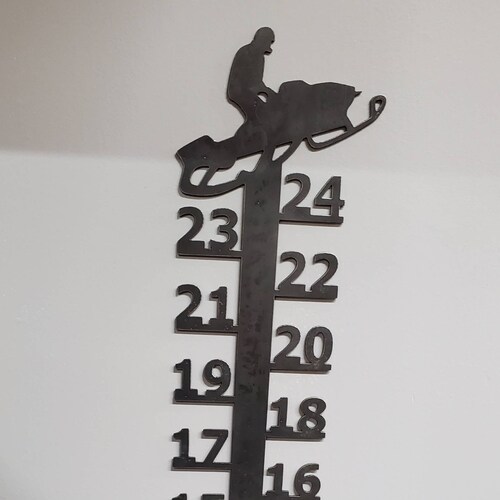 Snowmobile Snow Gauge - Etsy