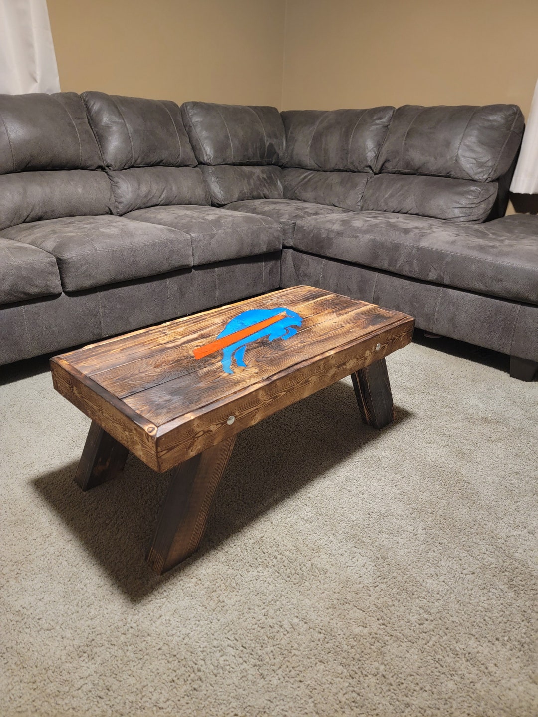 Buffalo Bills Coffee & End Table - Etsy