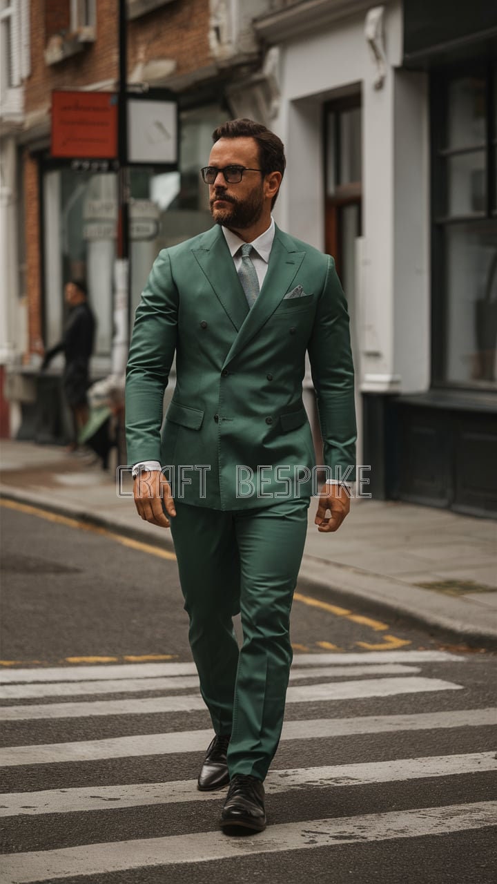Classic Double-breasted Suit for Men Elegant Formal Wear, Perfect for ...
