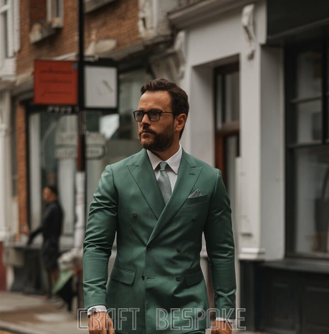 Classic Double-breasted Suit for Men Elegant Formal Wear, Perfect for ...