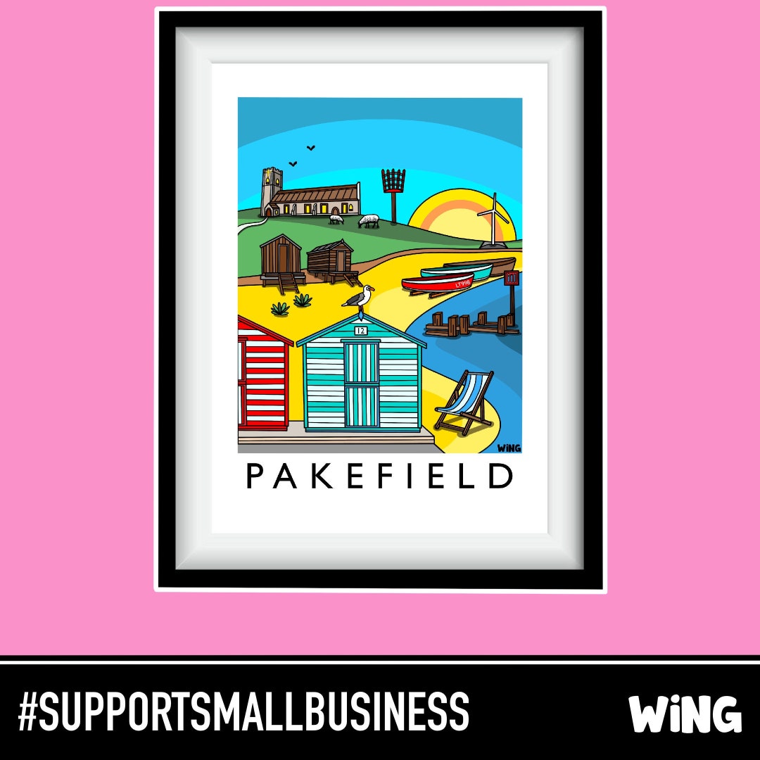 Buy PAKEFIELD ART PRINT. Lowestoft. Suffolk. East Anglia. Online in ...