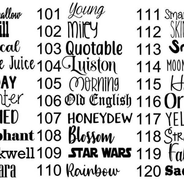 Word Wall Stickers - Etsy