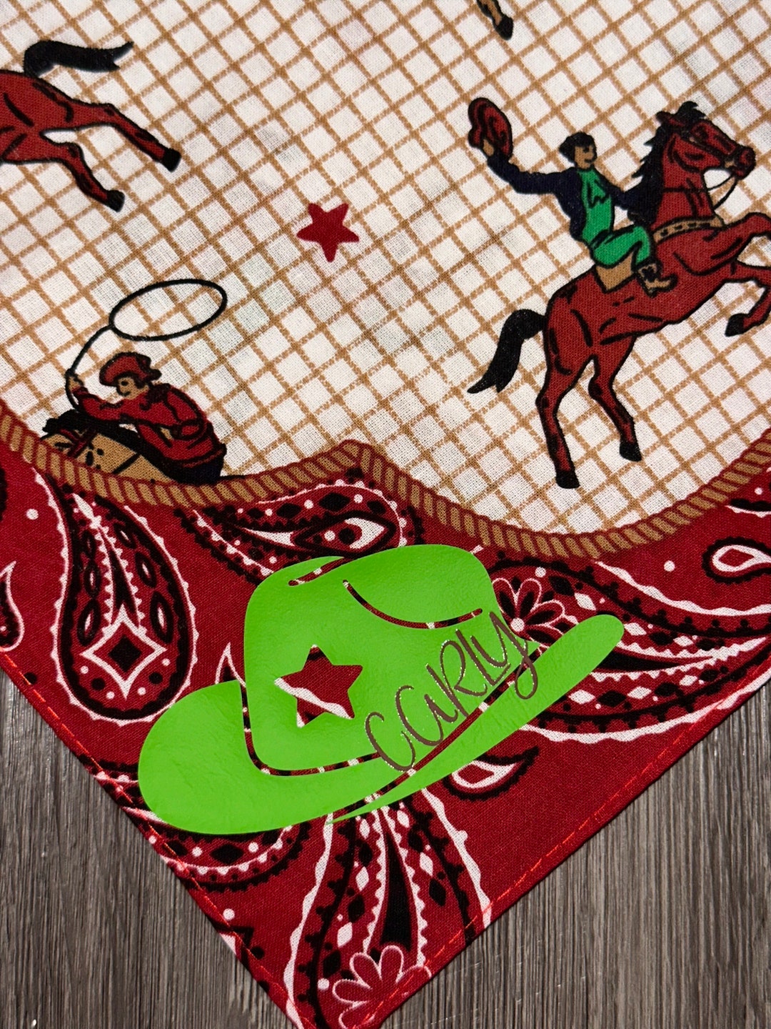 Yeehaw Pets: Saddle up Your Furry Friends With Custom Rodeo Bandanas - Etsy