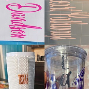 Custom Word Decals - Etsy