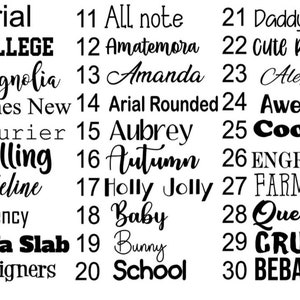 Custom Word Decals - Etsy