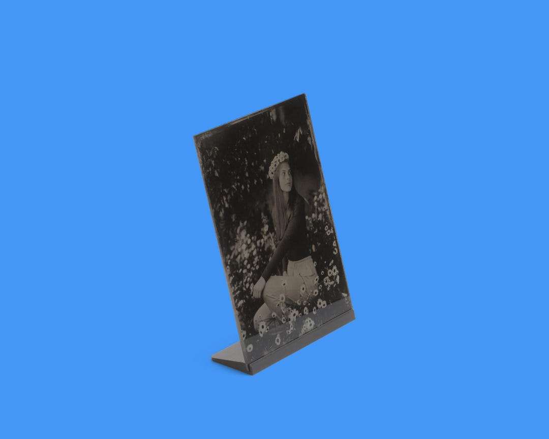 Zebra 5x7 Glass Plate Stand (bundle of 2 or 5) / Wet Plate Collodion ...