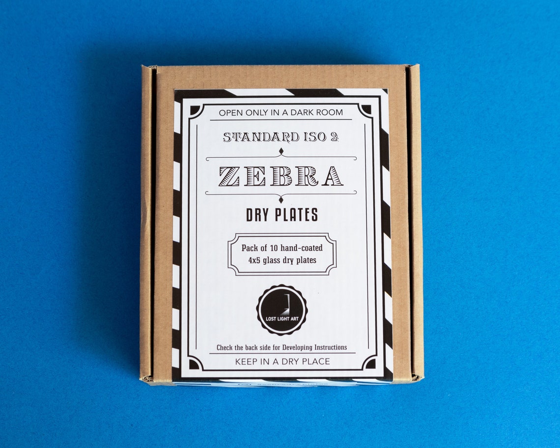 Zebra Standard 4x5 Dry Plates / 10 Hand Coated Silver Gelatine - Etsy