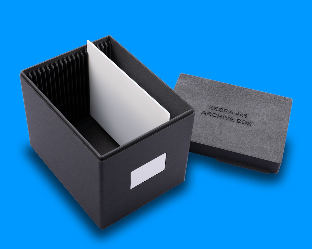 Zebra 4x5 Platesafe - Archive & Storage Box for Wet or Dry Plates ...