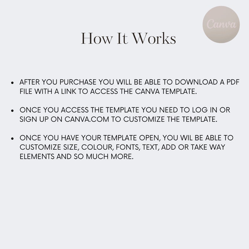 Price List Sign Template | Printable Pricing Guide | Editable Price ...