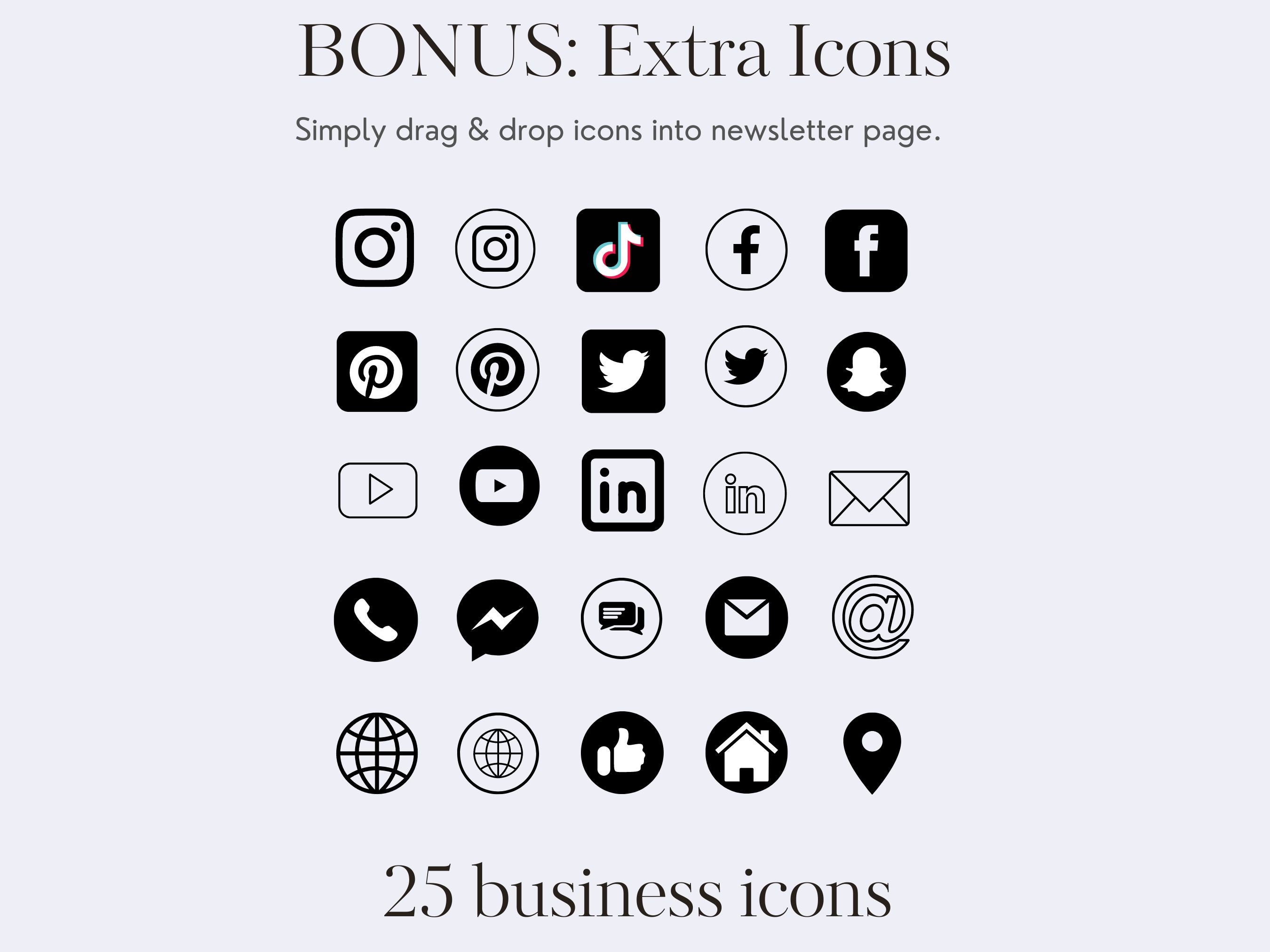 Editable Business Newsletter Template | Business Newsletter | Monthly ...