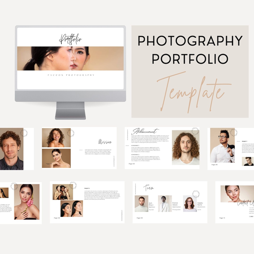 Photography Portfolio Template | Design Portfolio | Business Portfolio ...
