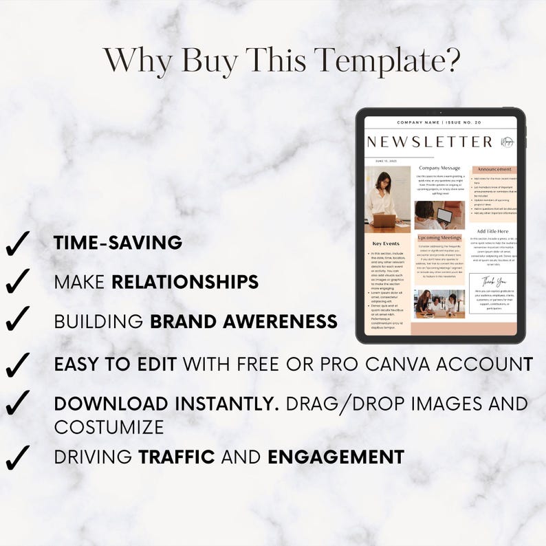 Editable Newsletter Template, Email Newsletter Template | Newsletter ...